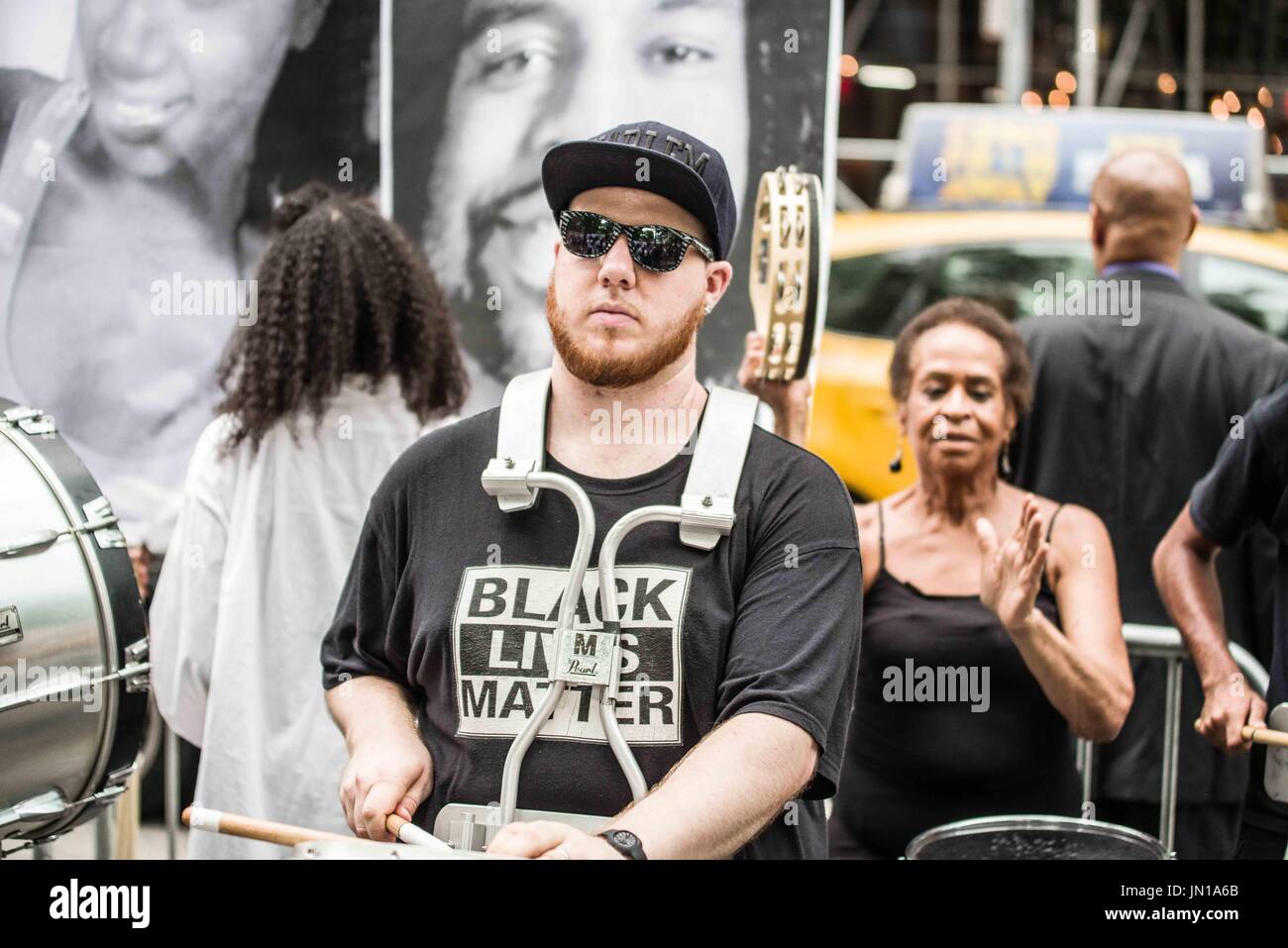 Silent protest parade in new york city hi-res stock photography and ...