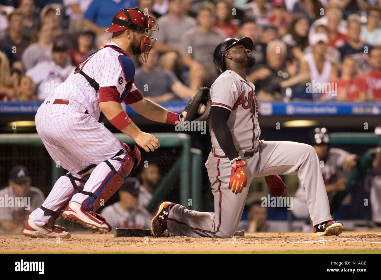 Atlanta braves second baseman brandon phillips 4 hi-res stock ...
