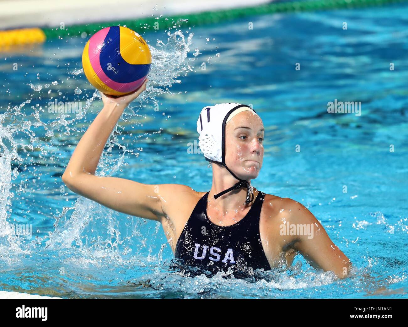 Budapest. 28th July, 2017. Makenzie Fischer of the United States ...