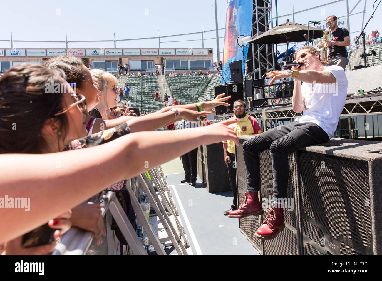 Carson, California, USA. 20th May, 2017. DAVID SHAW and ROB INGRAHAM of ...