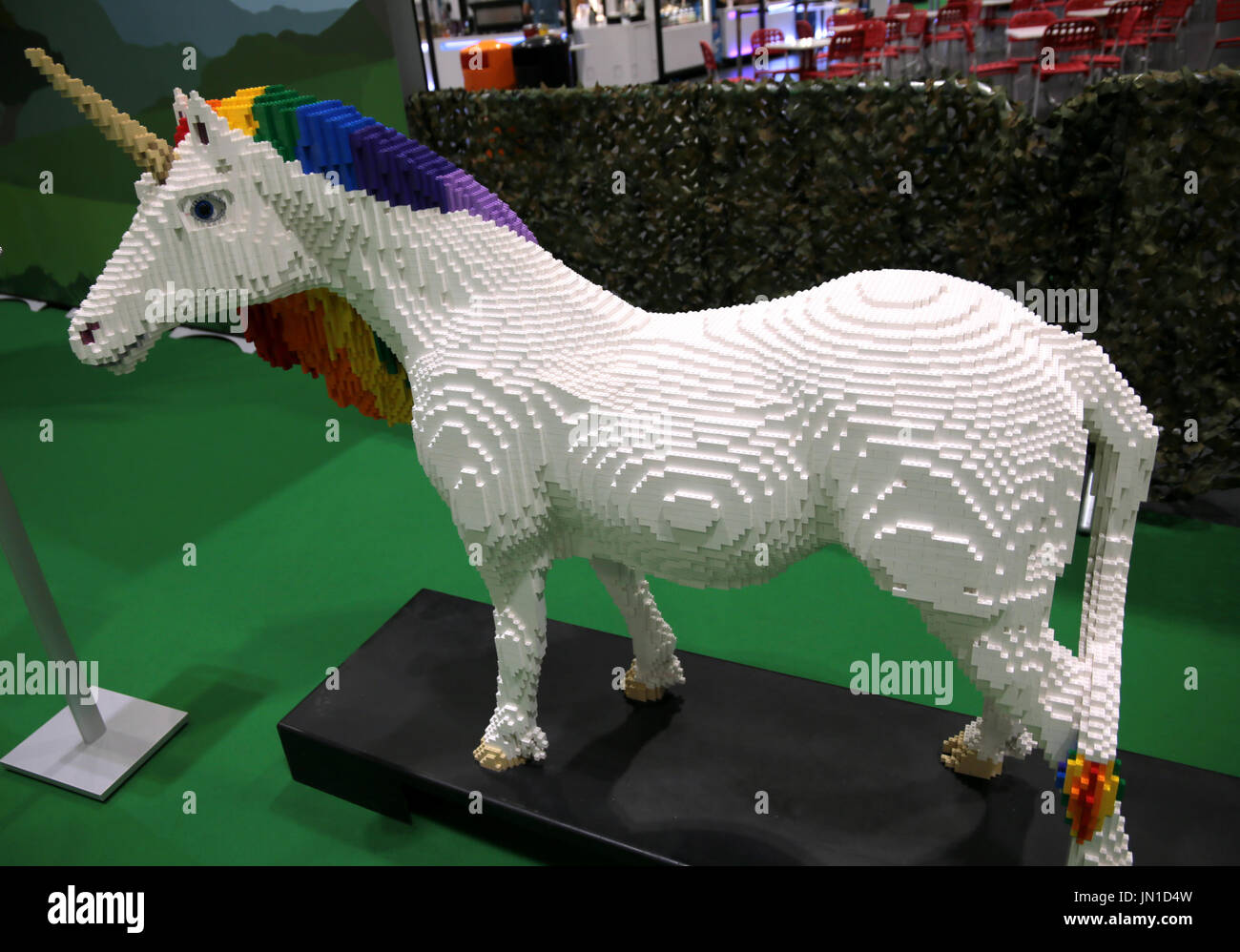 London 29 July 2017 Lego fans come to the London excel centre to enjoy ...