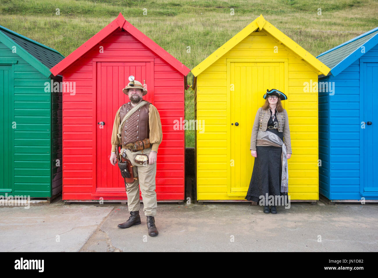 Whitby Goth weekend, Whitby, North Yorkshire, England. UK Stock Photo ...