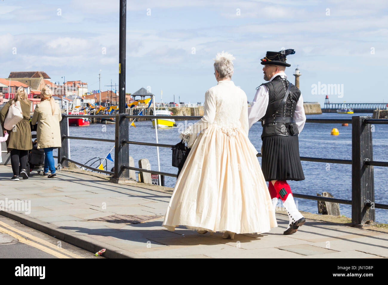 Whitby Goth weekend, Whitby, North Yorkshire, England. UK Stock Photo ...
