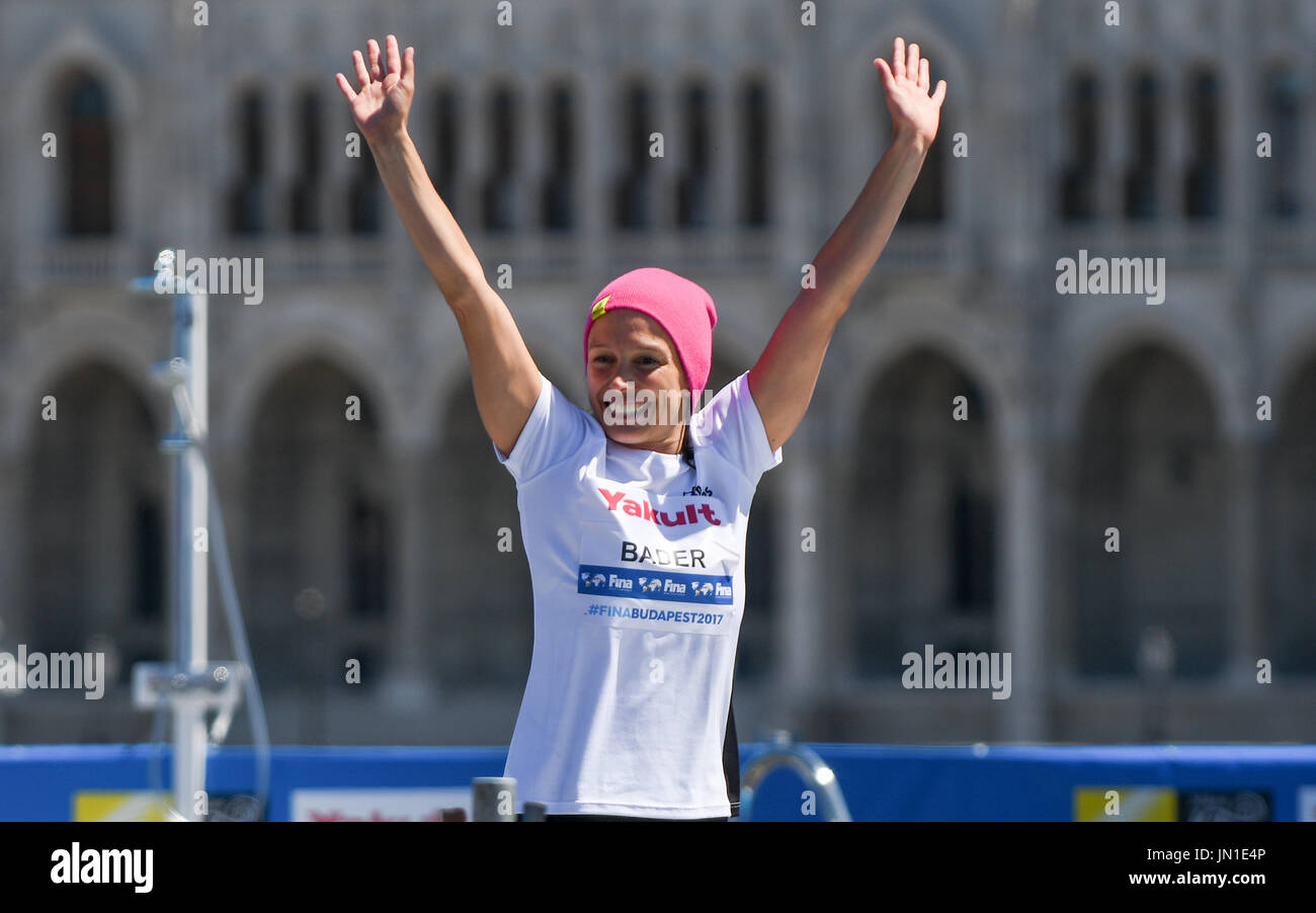 Budapest, Hungary. 29th July, 2017. The German high diver Anna Bader ...