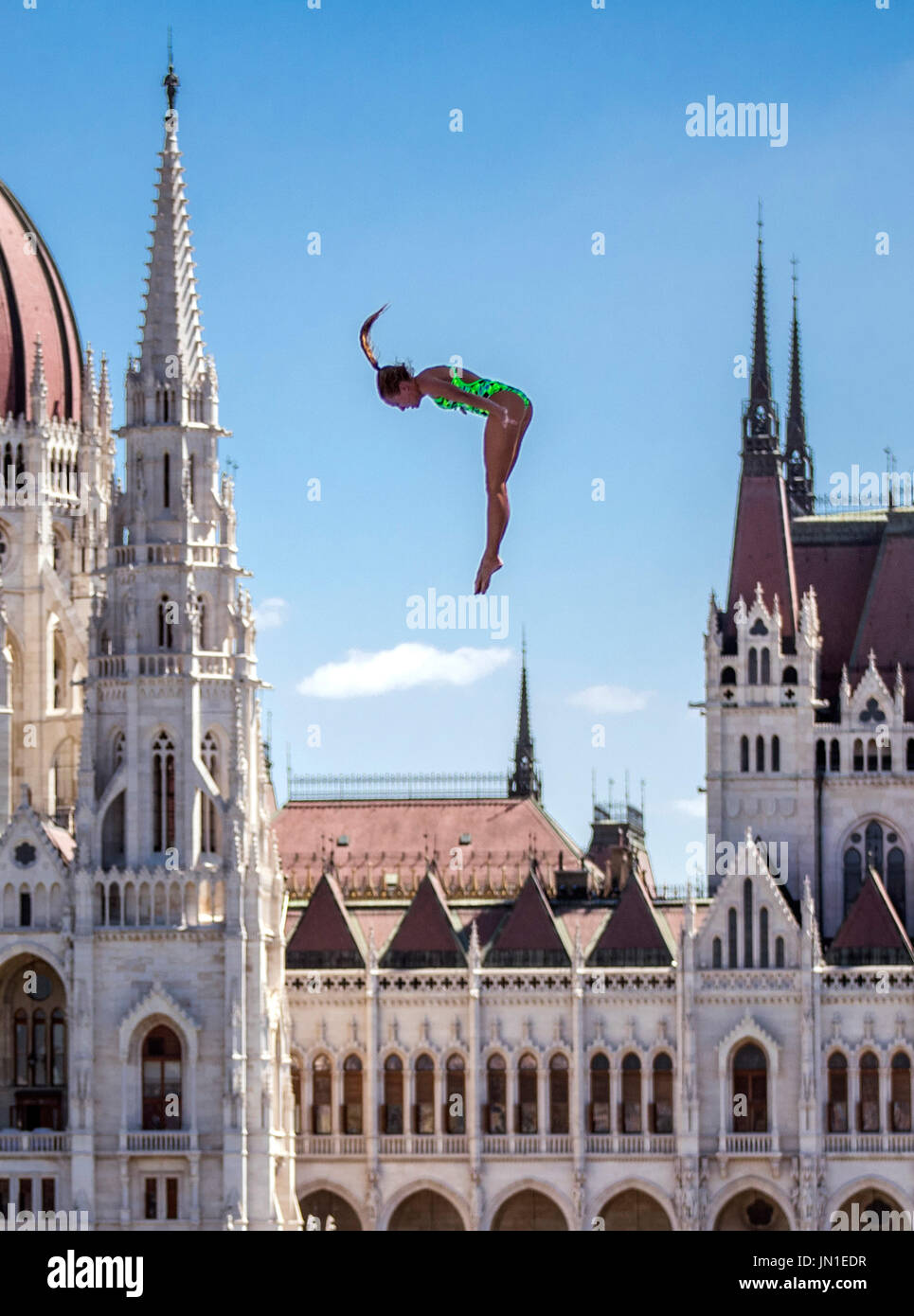 Budapest, Hungary. 29th July, 2017. The Australian high diver Helena ...