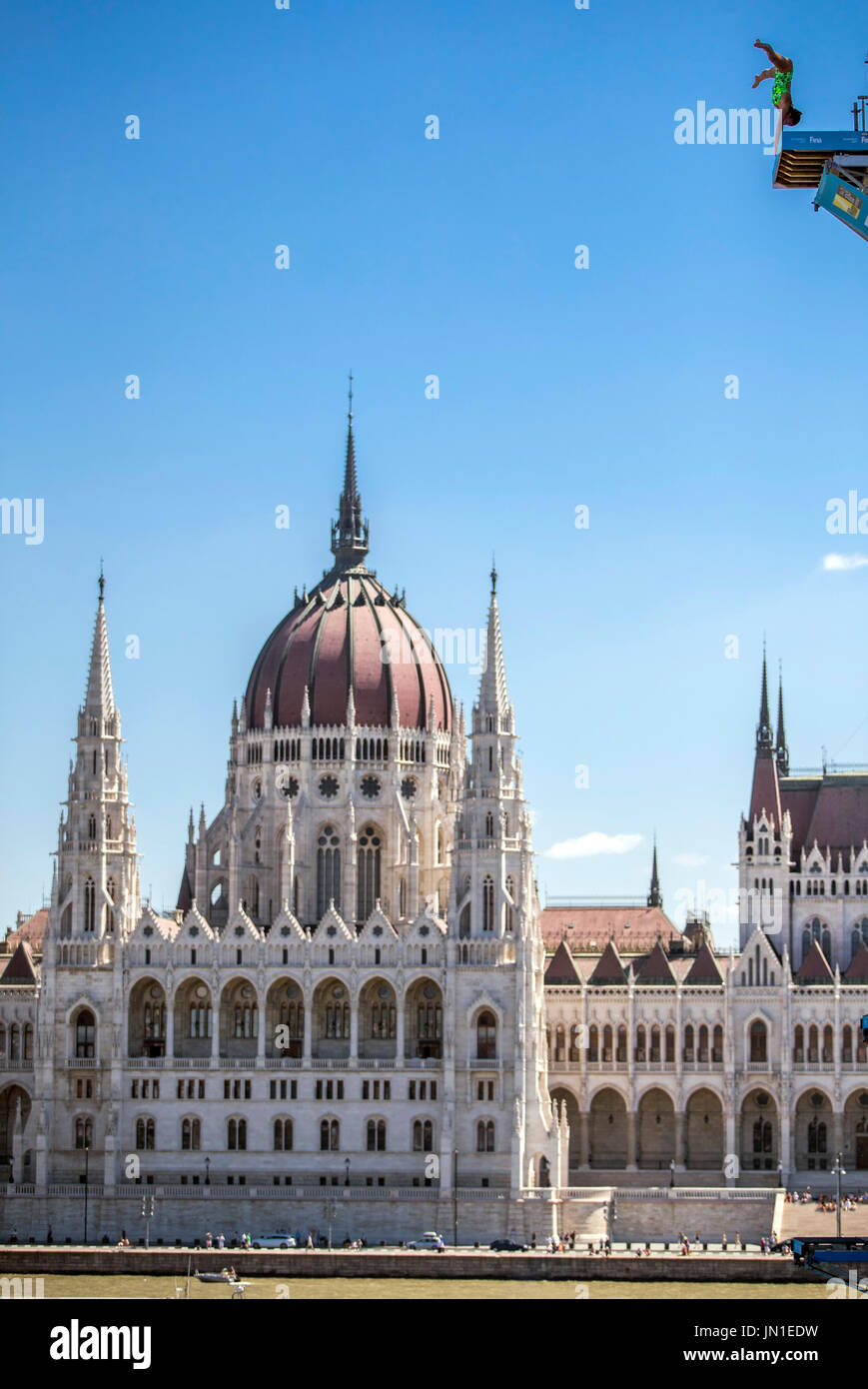 Budapest, Hungary. 29th July, 2017. The Australian high diver Helena ...