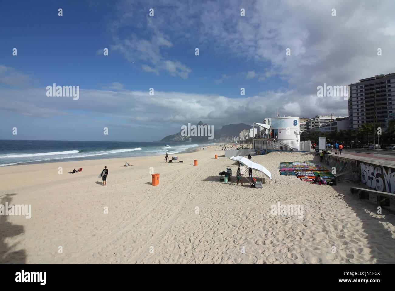 Rio de Janeiro, Brazil, July 29, 2017: Rio de Janeiro is sunny and ...