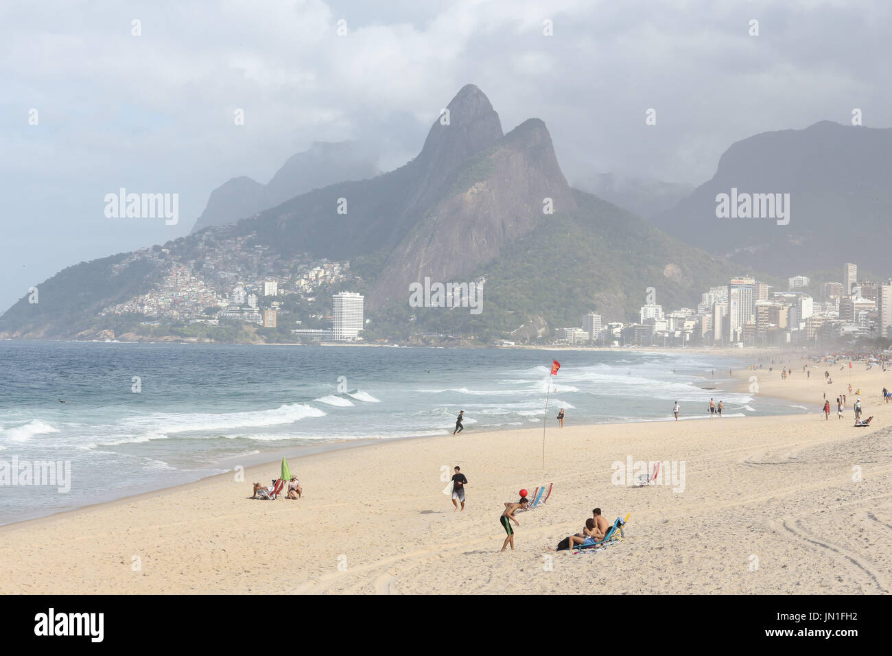 Rio de Janeiro, Brazil, July 29, 2017: Rio de Janeiro is sunny and ...
