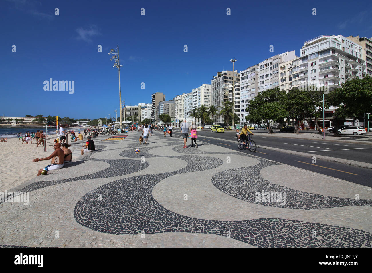 Rio de Janeiro, Brazil, July 29, 2017: Rio de Janeiro is sunny and ...