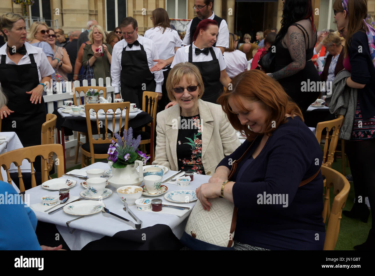 Hull,UK,29th July2017,A Duckie Summer Tea Party takes place in Hull as ...