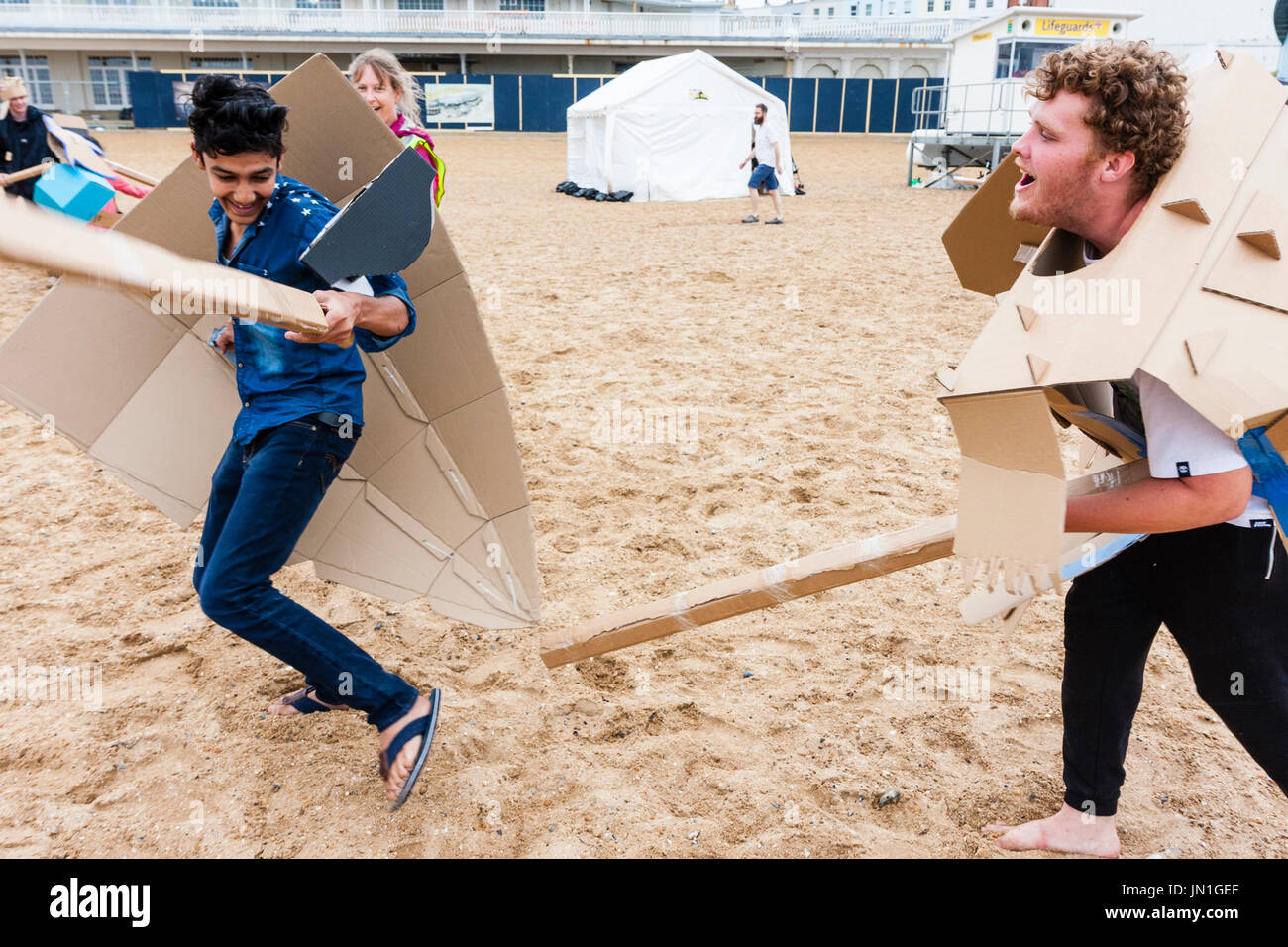 Cardboard armour hi-res stock photography and images - Alamy