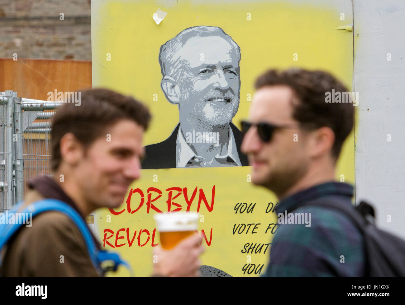 Jeremy corbyn graffiti hi-res stock photography and images - Alamy