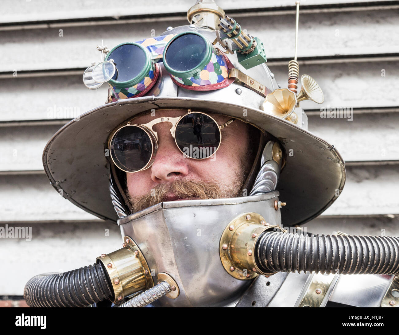 Whitby Goth weekend, Whitby, North Yorkshire, England. UK Stock Photo ...