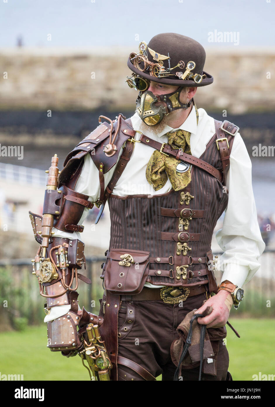Whitby Goth weekend, Whitby, North Yorkshire, England. UK Stock Photo ...