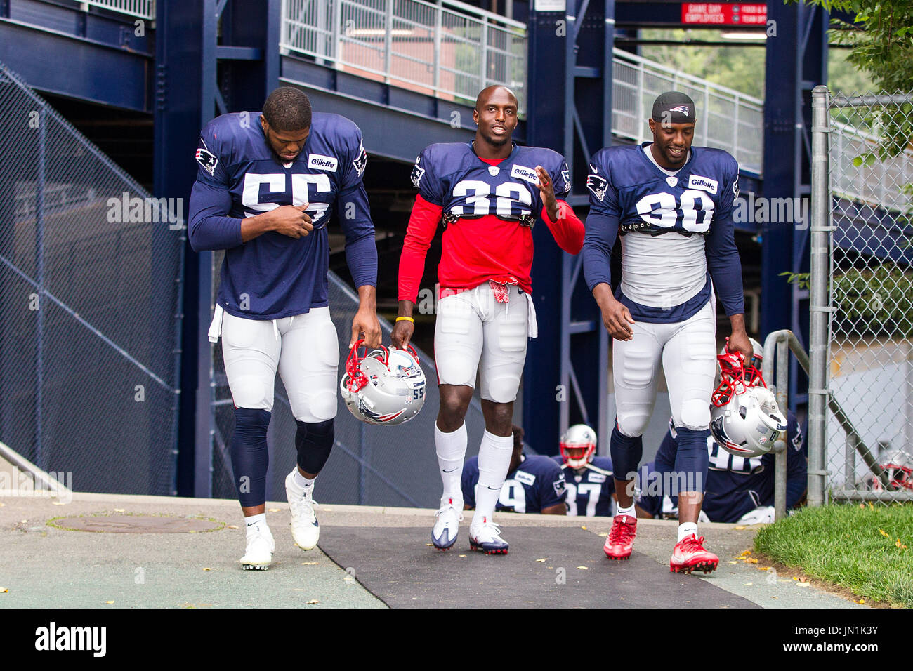 Gillette Stadium. 29th July, 2017. MA, USA; New England Patriots ...