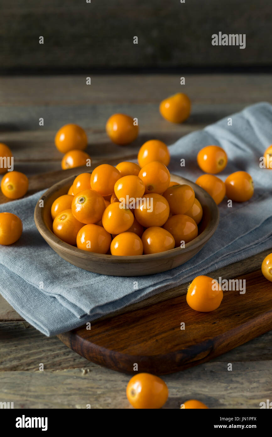 Raw Organic Golden Gooseberries Ready to Eat Stock Photo - Alamy