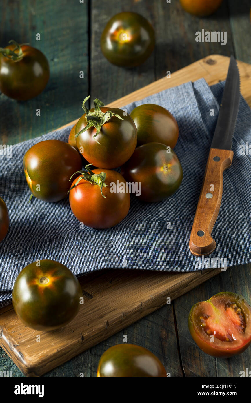 Raw Organic Brown Kumato Tomatoes Ready to Eat Stock Photo - Alamy