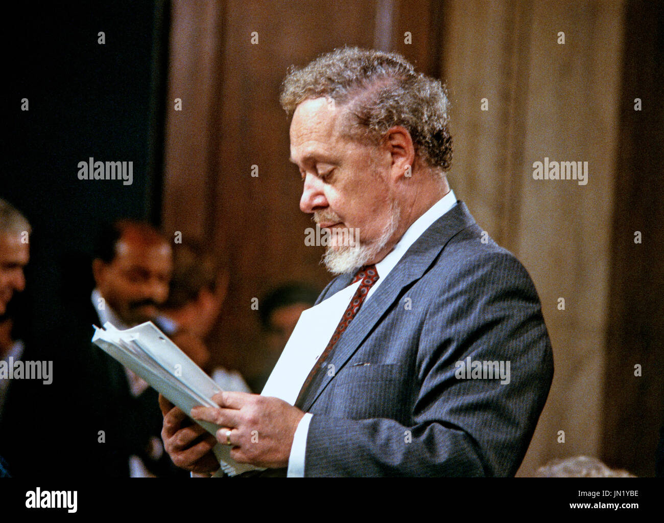 Judge Robert H. Bork, United States President Ronald Reagan's nominee ...