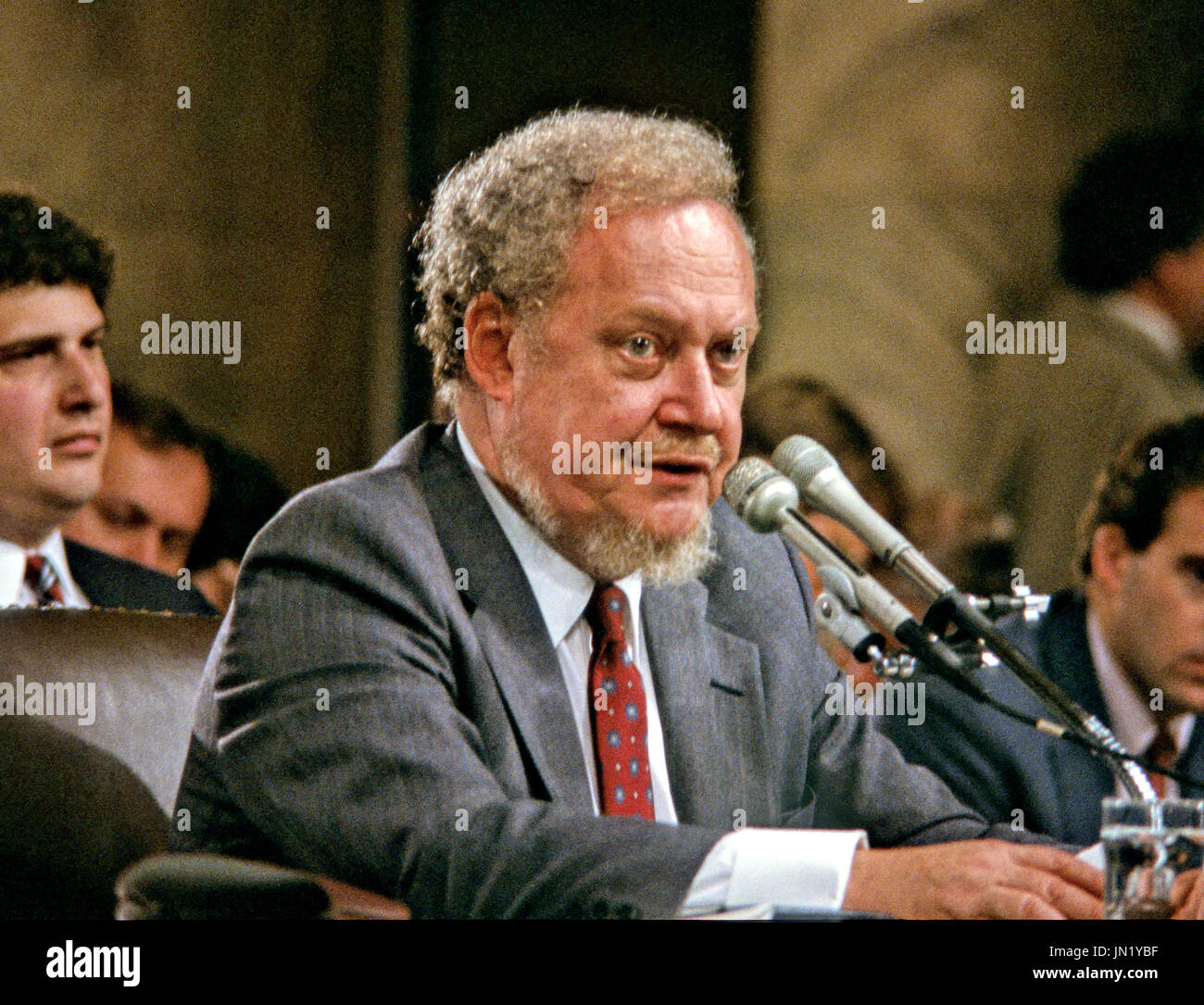 Judge Robert H. Bork, United States President Ronald Reagan's nominee ...
