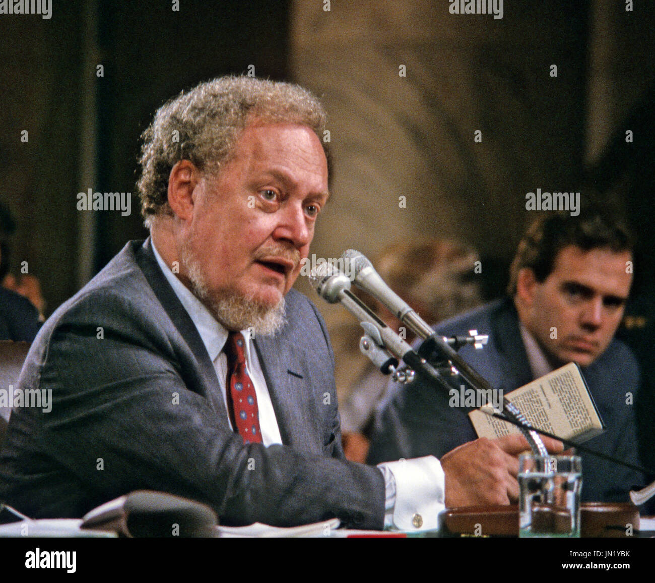 Judge Robert H. Bork, United States President Ronald Reagan's nominee ...