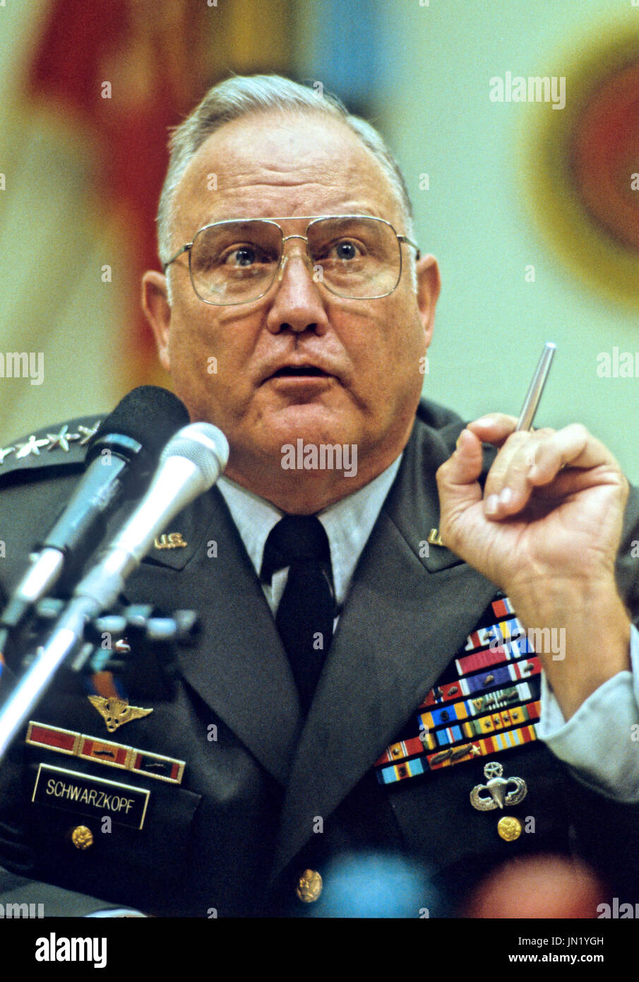 General H. Norman Schwarzkopf testifies before the United States House ...