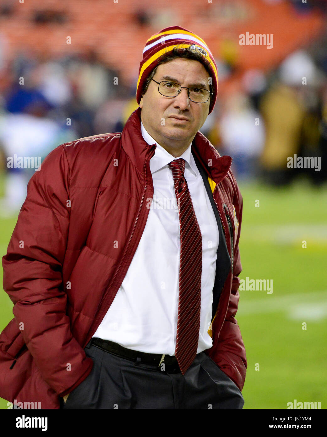 Washington Redskins owner Daniel Snyder on the sidelines prior to his ...