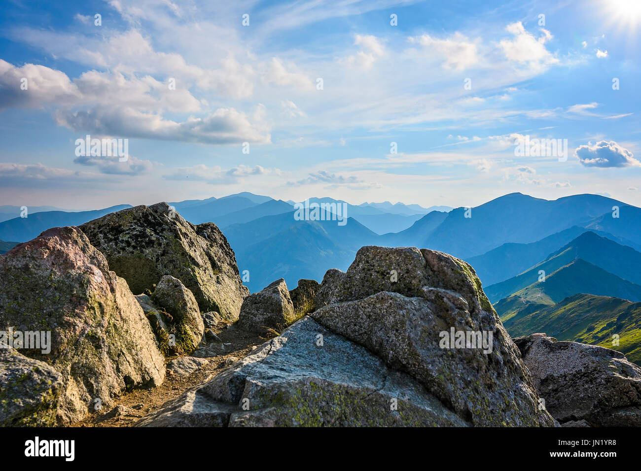 Top View from rocks Stock Photo - Alamy