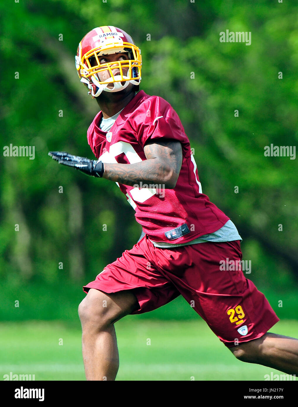 Strong safety Bacarri Rambo (29), the Washington Redskins' sixth round ...