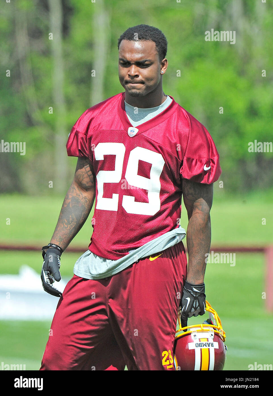 Strong safety Bacarri Rambo (29), the Washington Redskins' sixth round ...