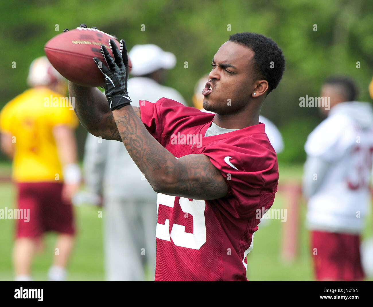 Strong safety Bacarri Rambo (29), the Washington Redskins' sixth round ...