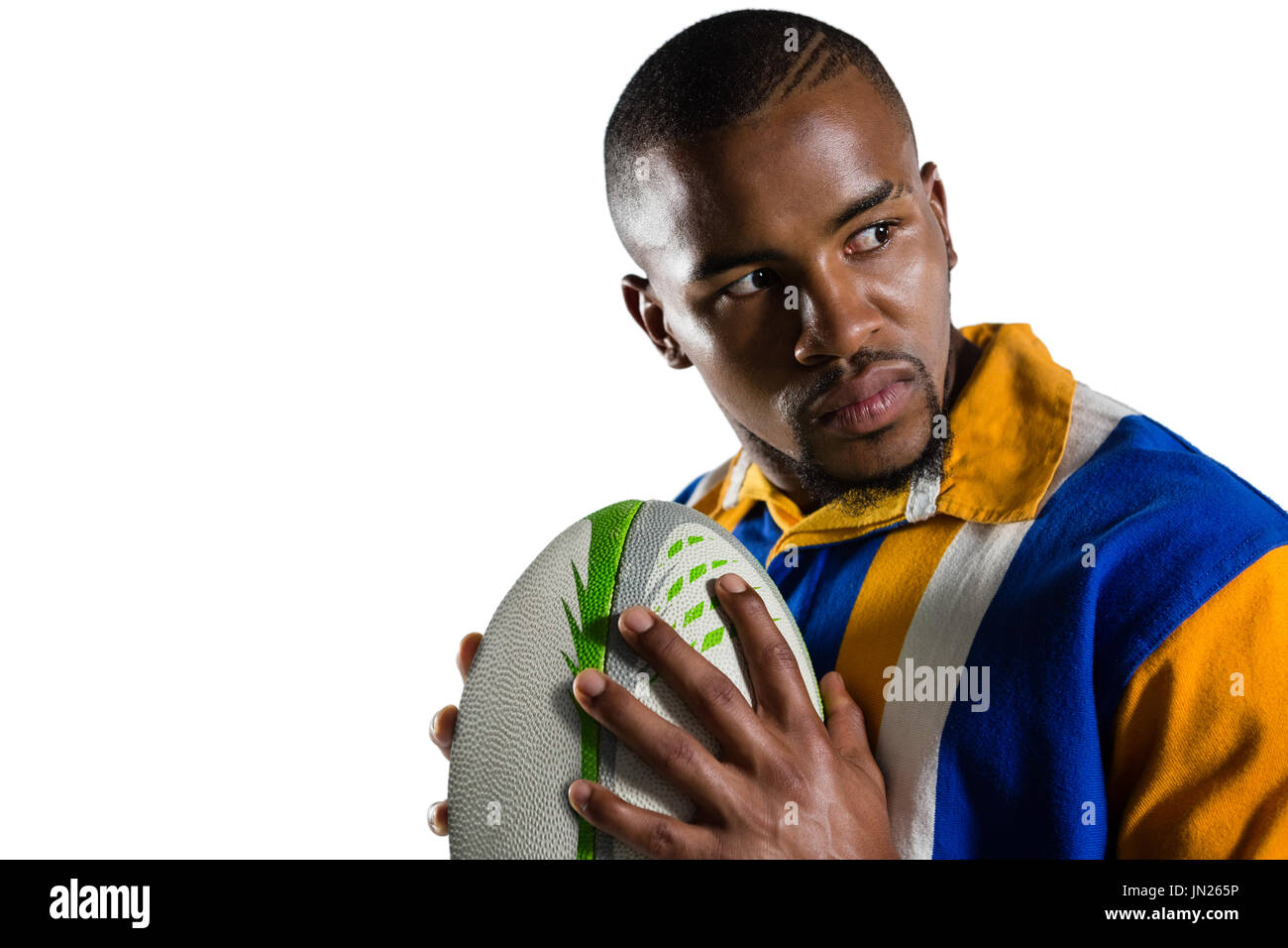 Rugby player aggressive hi-res stock photography and images - Alamy