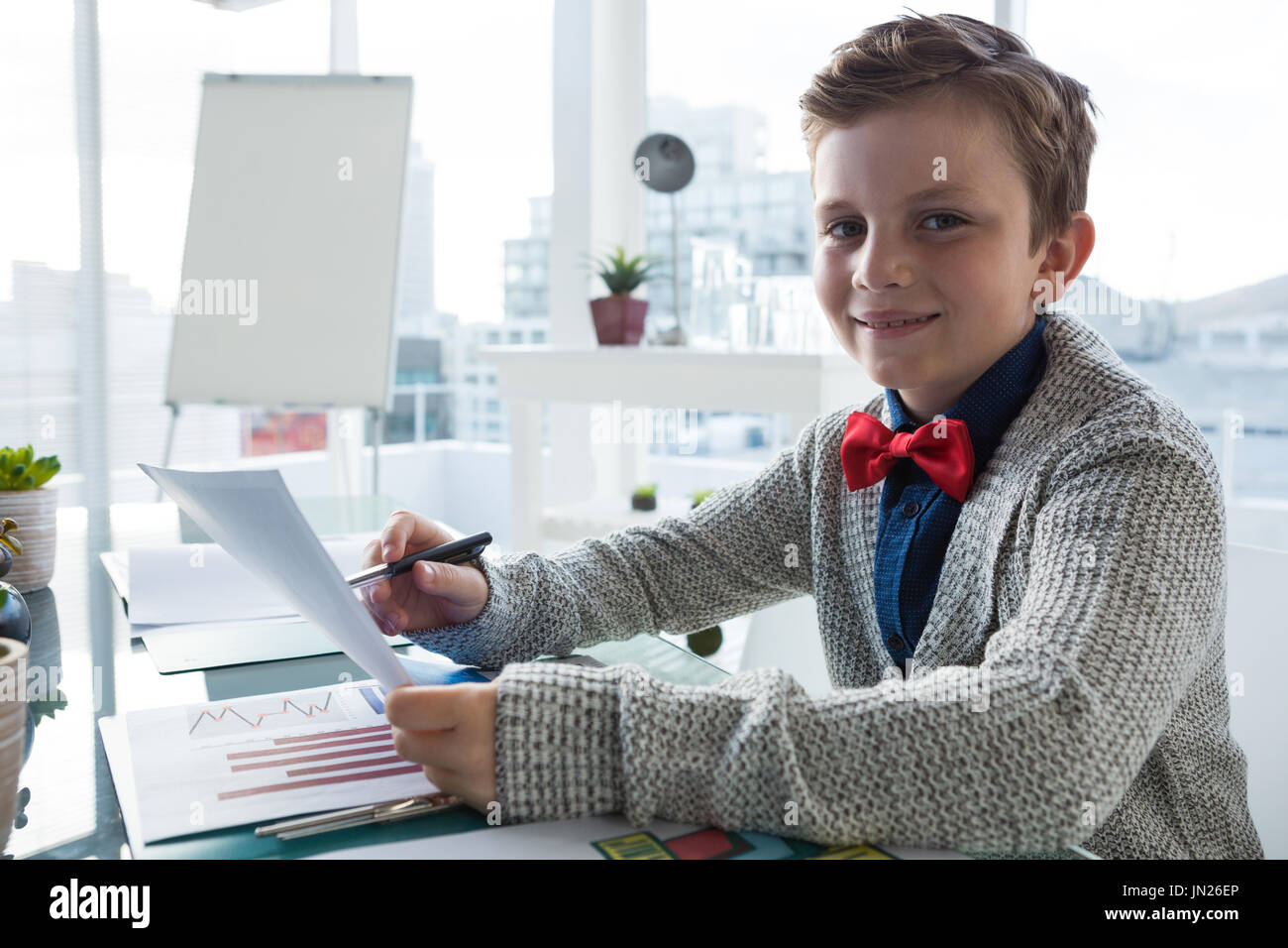 Portrait notary in office hi-res stock photography and images - Alamy