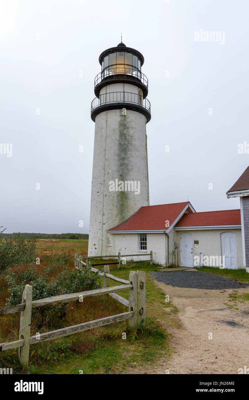 Highland Light Station, also known as Cape Cod Light, is located on ...