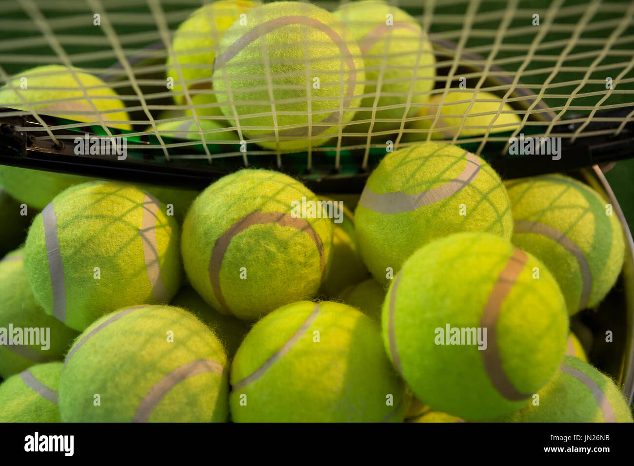 Tennis balls in container hi-res stock photography and images - Alamy