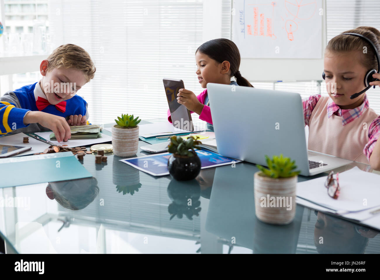 Boy In Headphones Sitting Laptop Stock Photos & Boy In Headphones ...