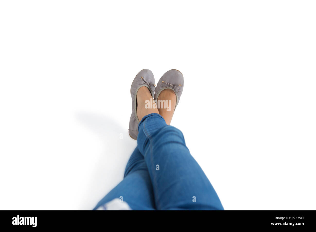 Legs Crossed At Ankle High Resolution Stock Photography and Images - Alamy