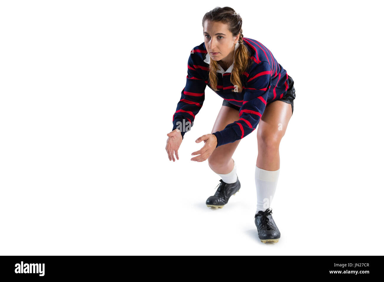 Female rugby player Cut Out Stock Images & Pictures - Alamy