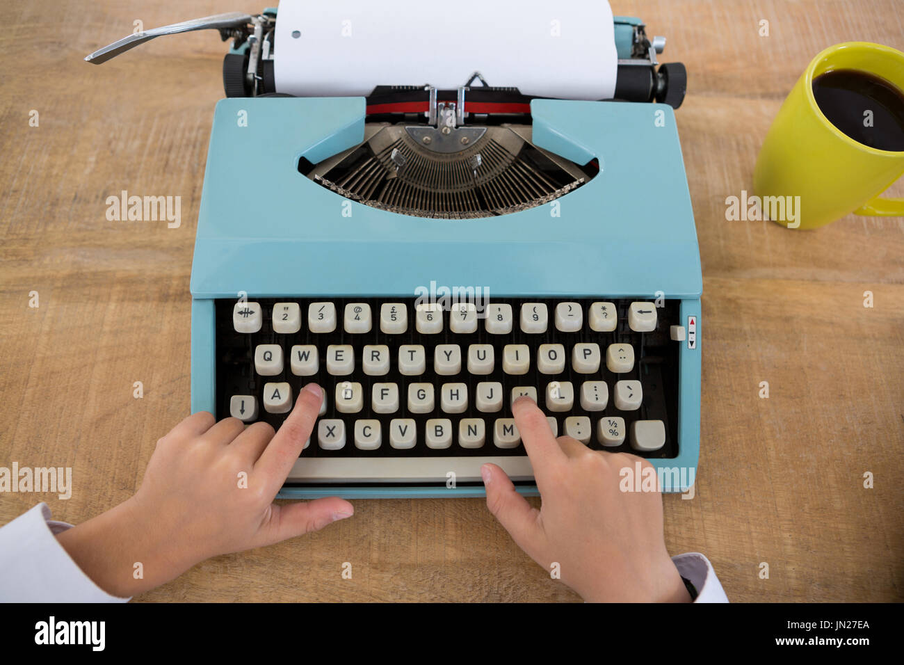 Boy typewriter typing hi-res stock photography and images - Alamy