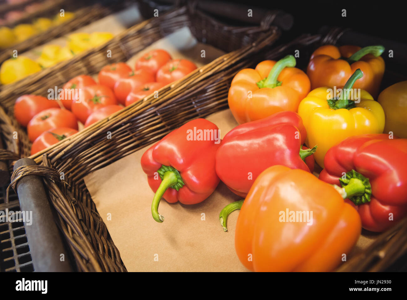 Vegetable Section In Supermarket High Resolution Stock Photography and ...