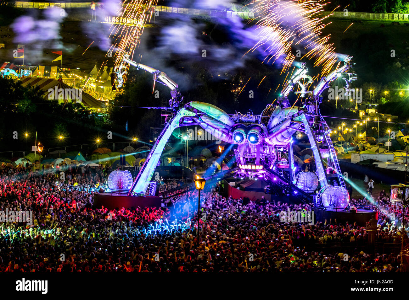 Glastonbury Festival 2017 - Day 4 - Arcadia Stage Featuring: arcadia ...