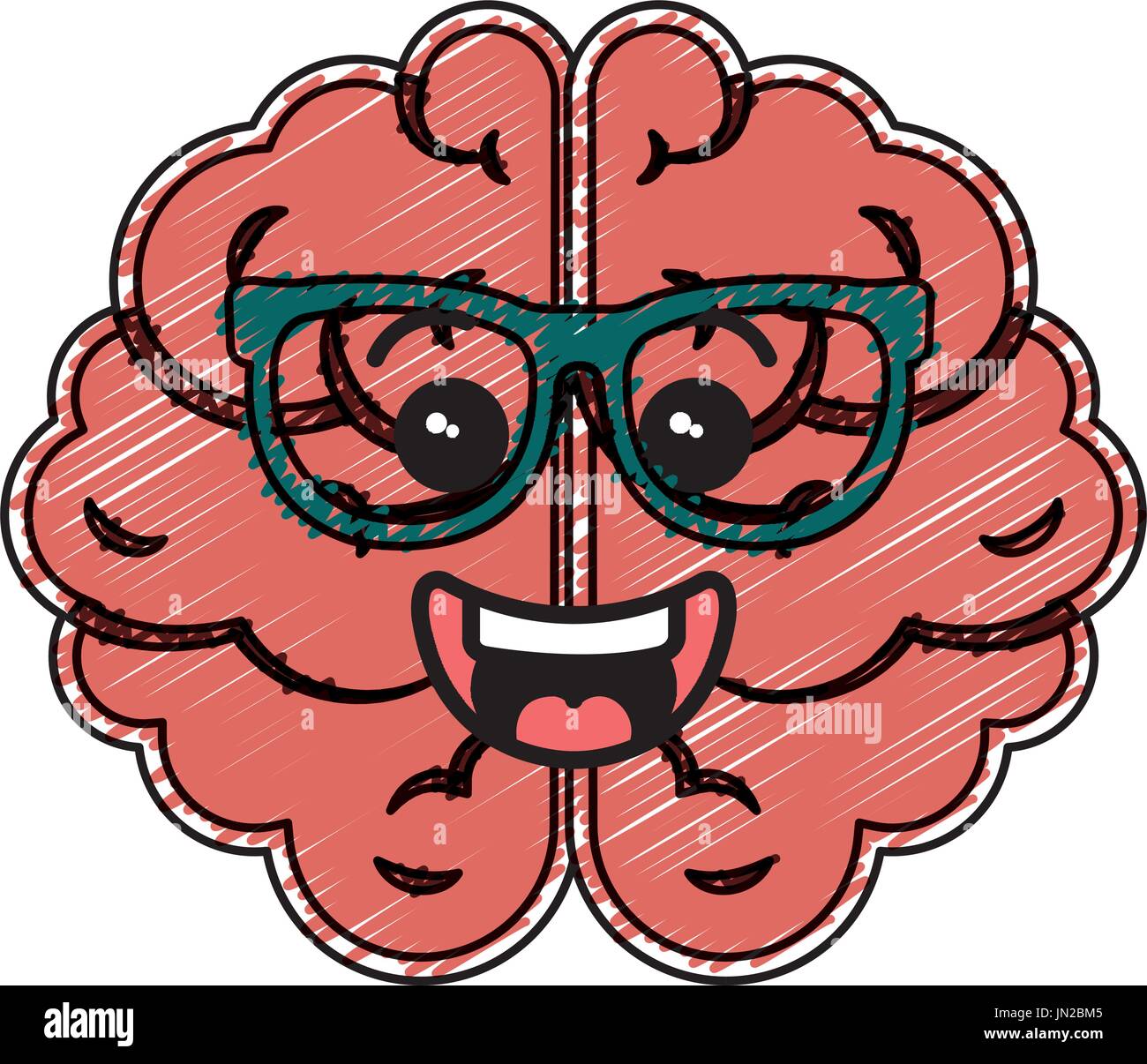 Brain storm character Stock Vector Images - Alamy