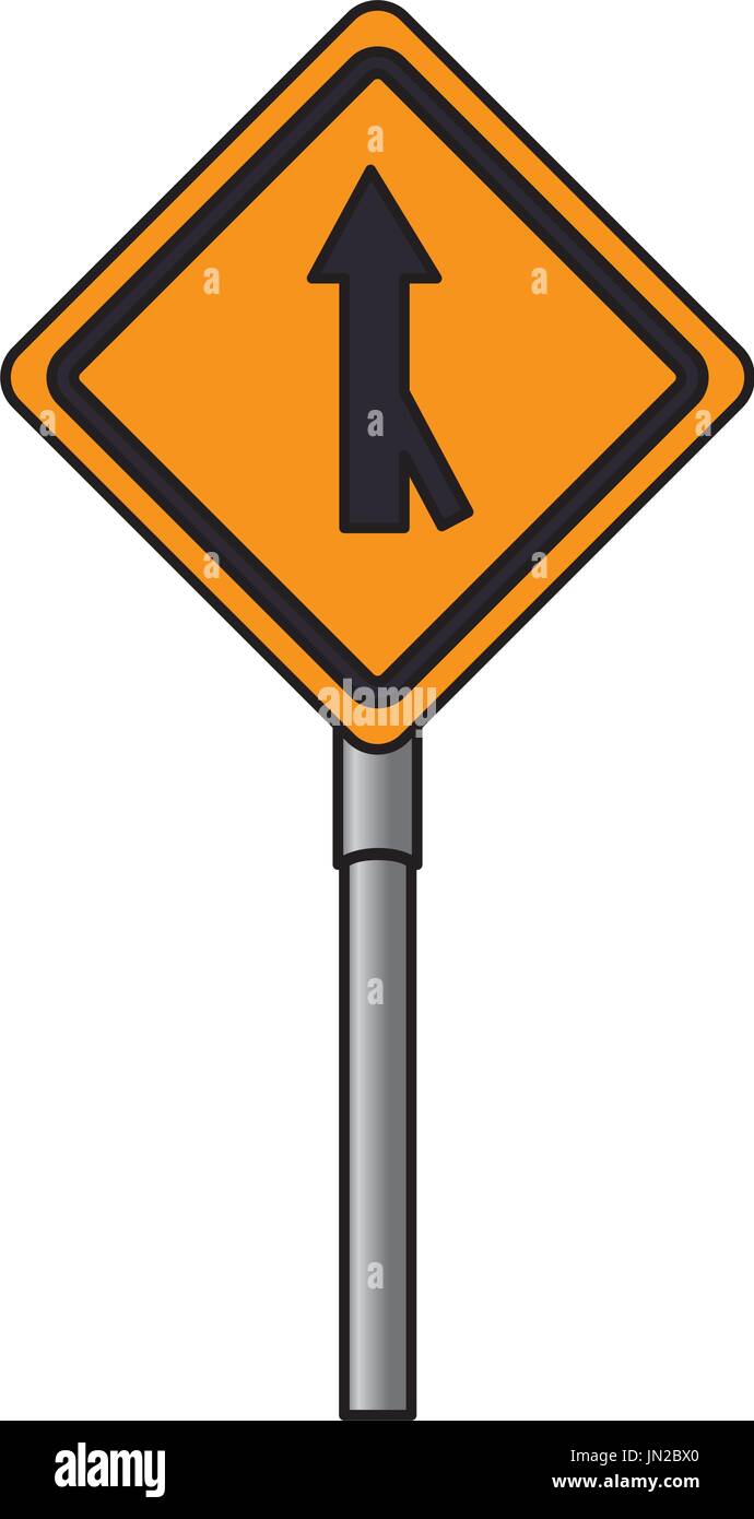 traffic signal one way vector illustration design Stock Vector Image ...