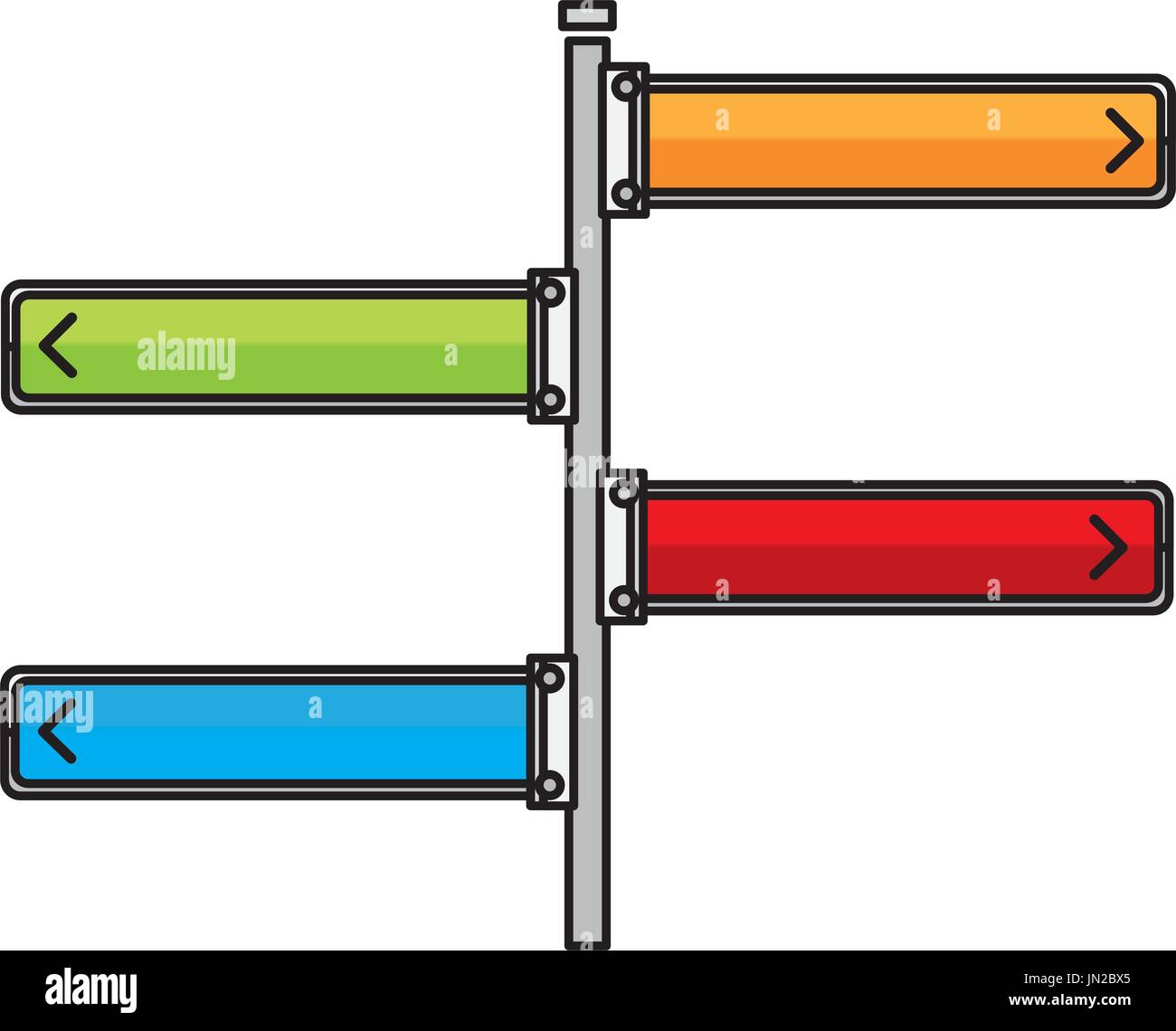 traffic signal arrows icon vector illustration design Stock Vector ...