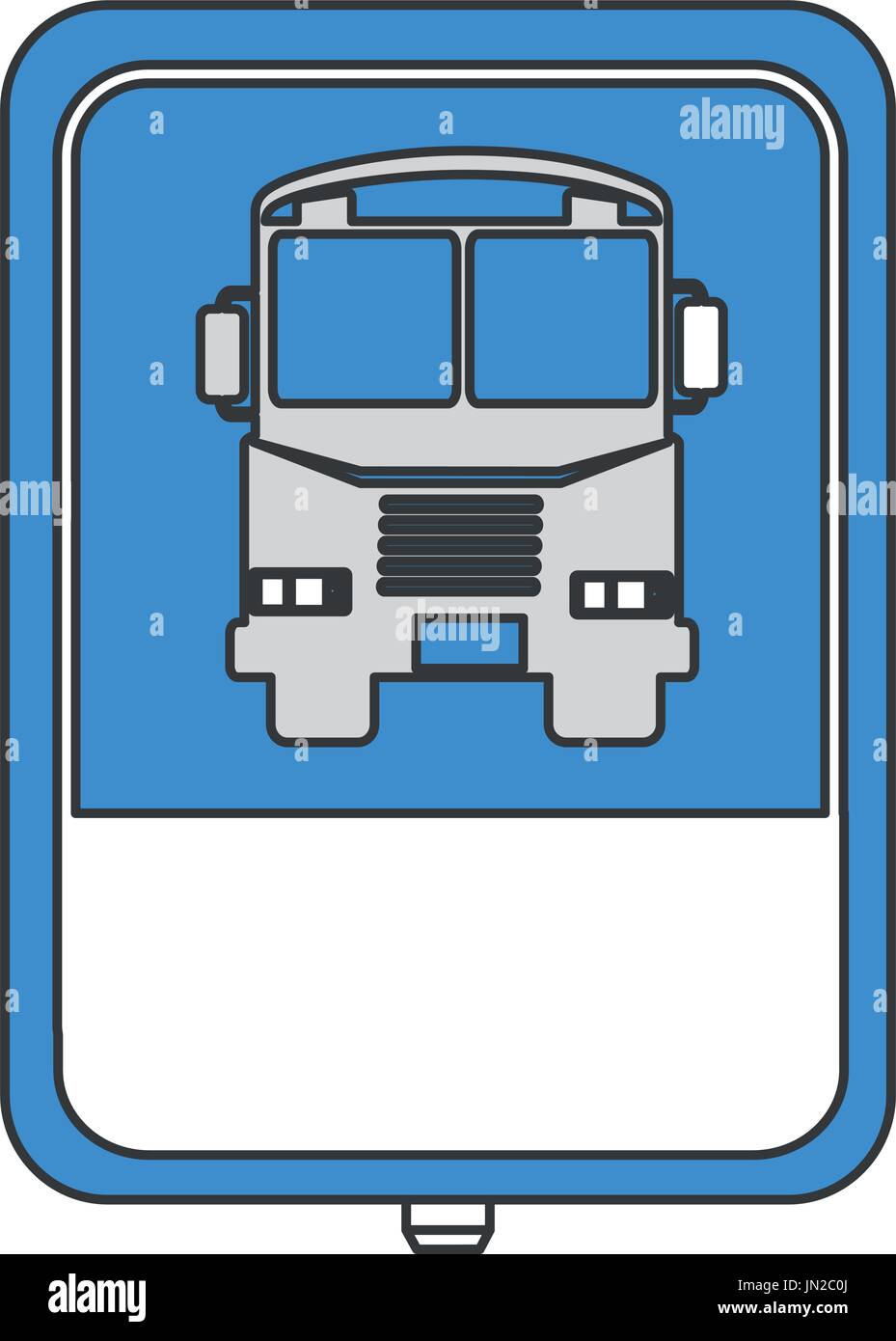 traffic signal bus stop vector illustration design Stock Vector Image ...