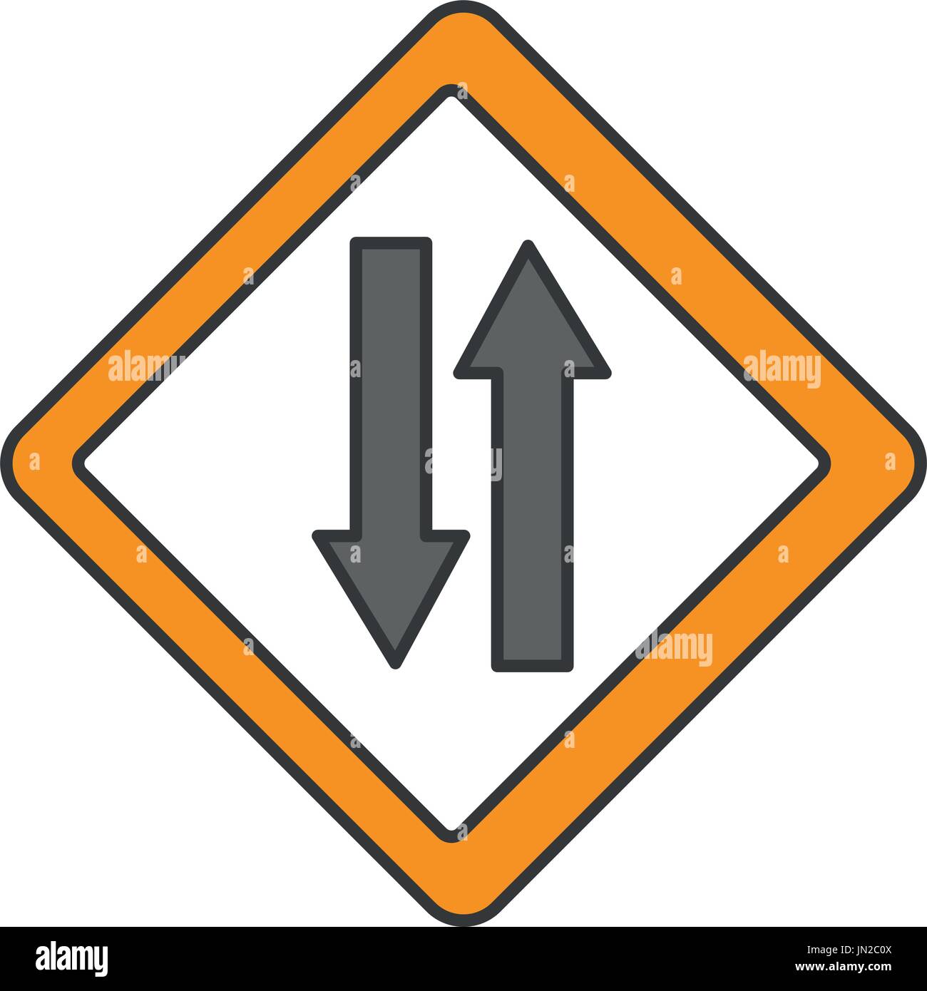 traffic signal double via vector illustration design Stock Vector Image ...