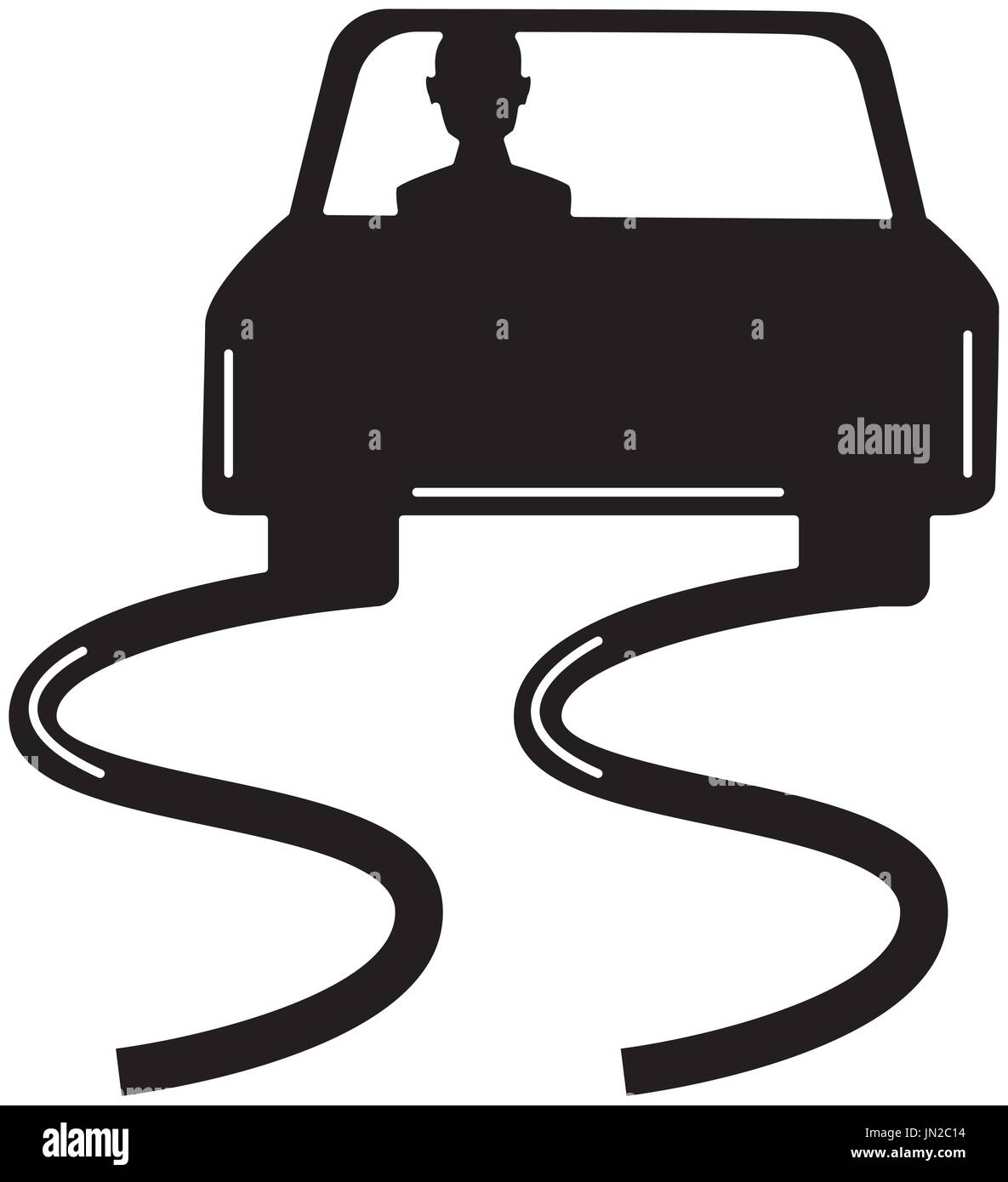 Wet urban journey Stock Vector Images - Alamy