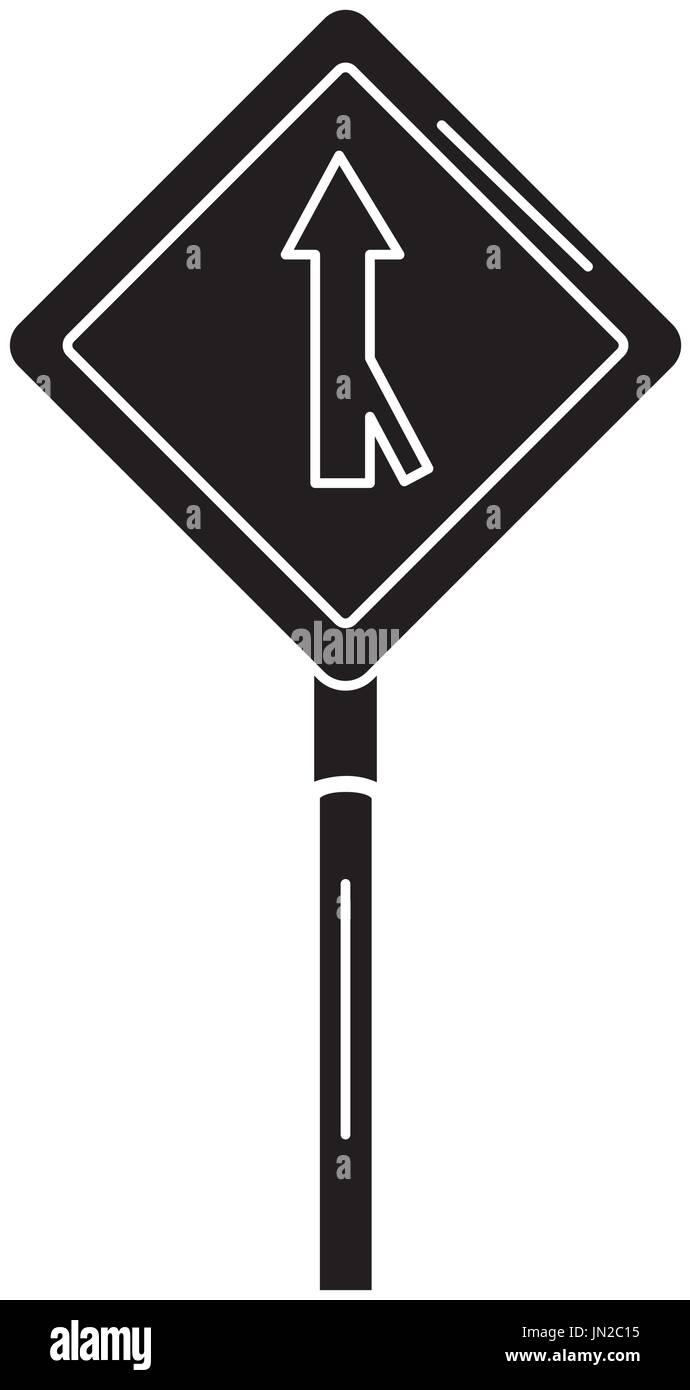 traffic signal one way vector illustration design Stock Vector Image ...