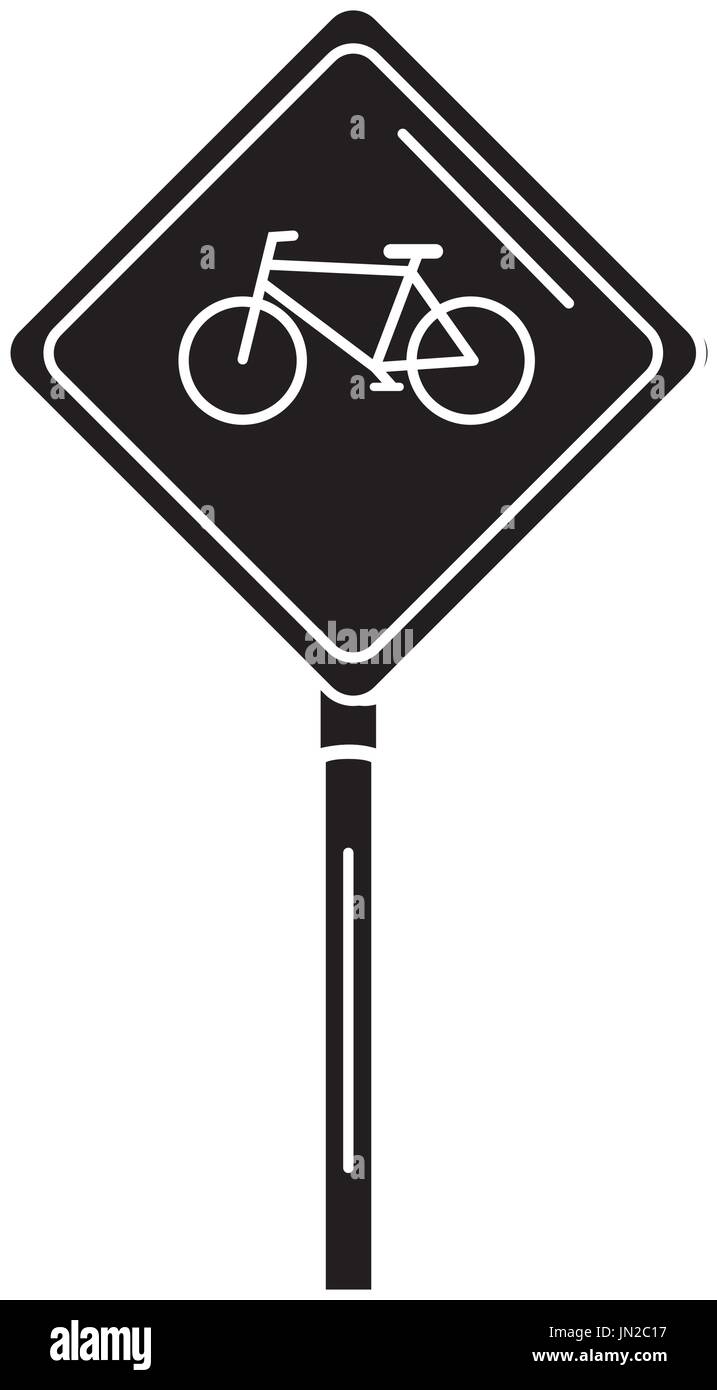 traffic signal Bicycle path vector illustration design Stock Vector ...