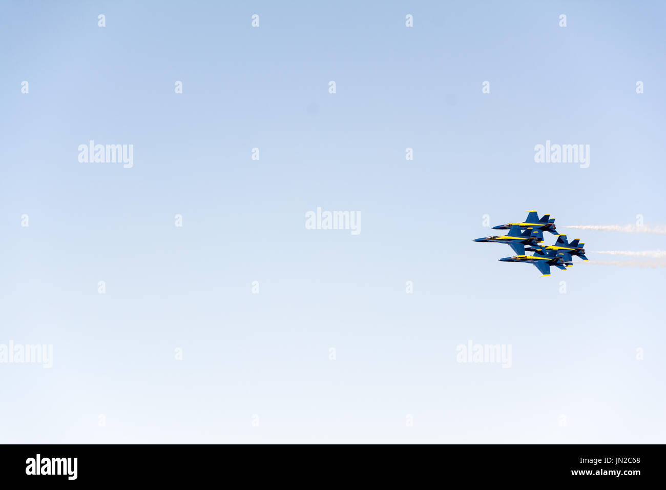 Blue angels formation hi-res stock photography and images - Alamy