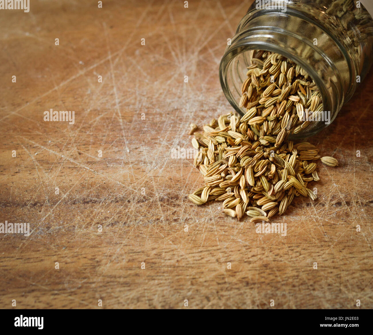 Jar of fennel seeds hi-res stock photography and images - Alamy